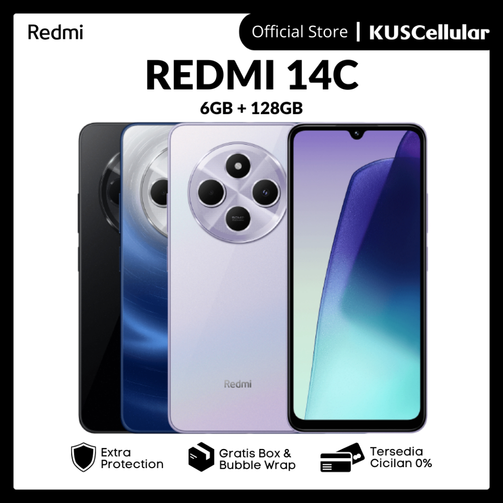 Jual REDMI 14C 6/128 GARANSI RESMI | Shopee Indonesia