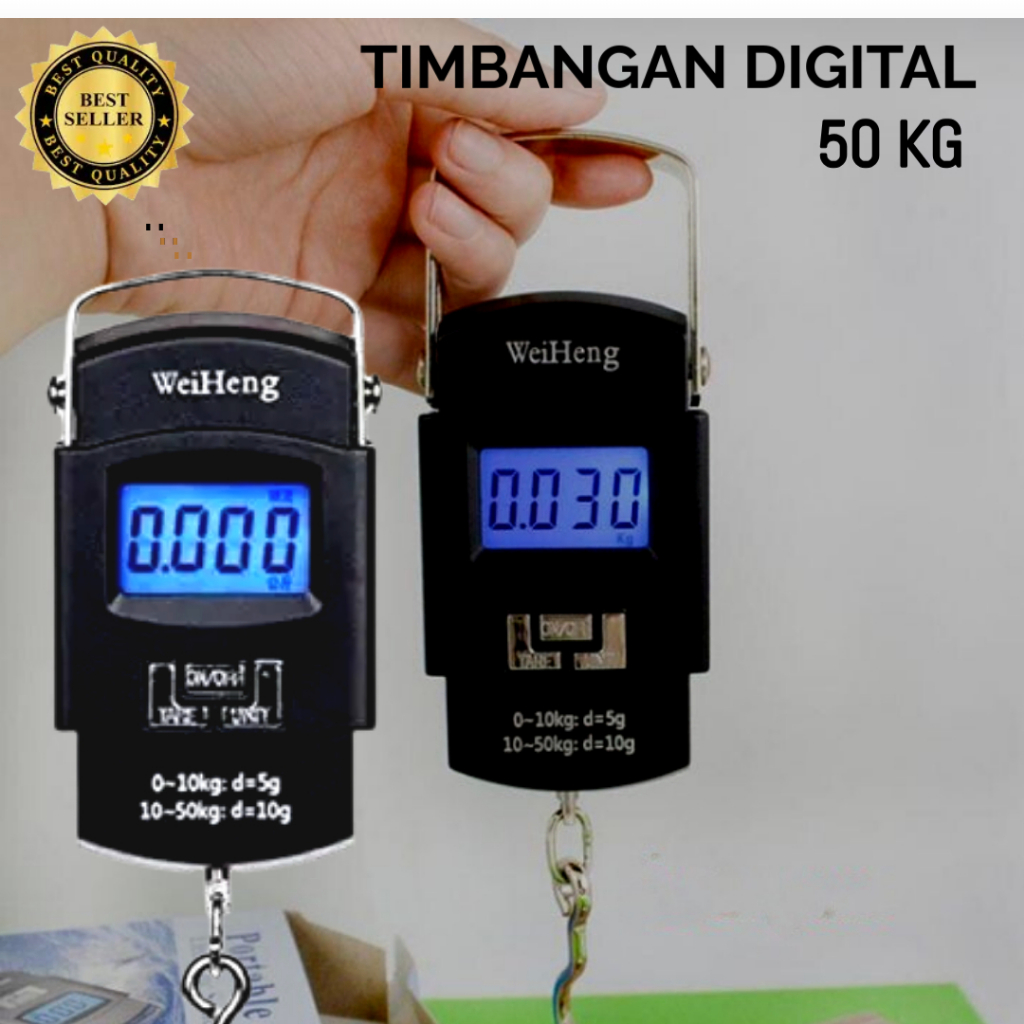 Jual Timbangan Gantung Digital 50KG Koper Buah Daging Barang Sepeda ...