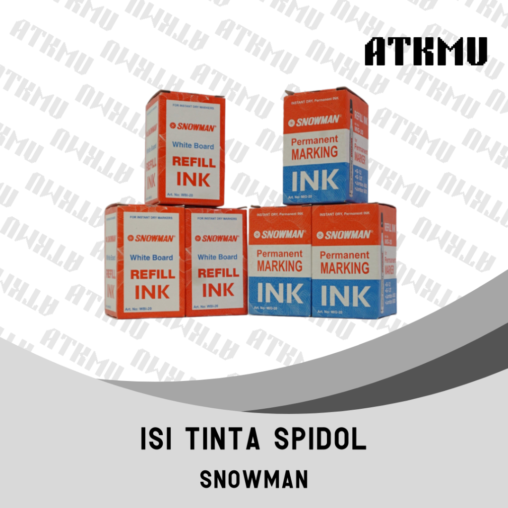 Jual Tinta Spidol / Refill INK SNOWMAN | Shopee Indonesia