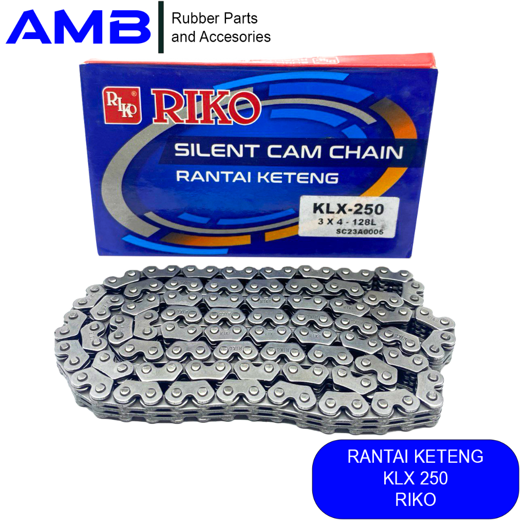 Jual RANTAI KETENG KAWASAKI KLX 250 KLX250 NINJA 250 MONO 128L RIKO ...