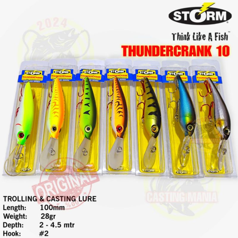 Jual Minnow Strom THUNDERCRANK 10 Original - Umpan Pancing Casting Dan ...