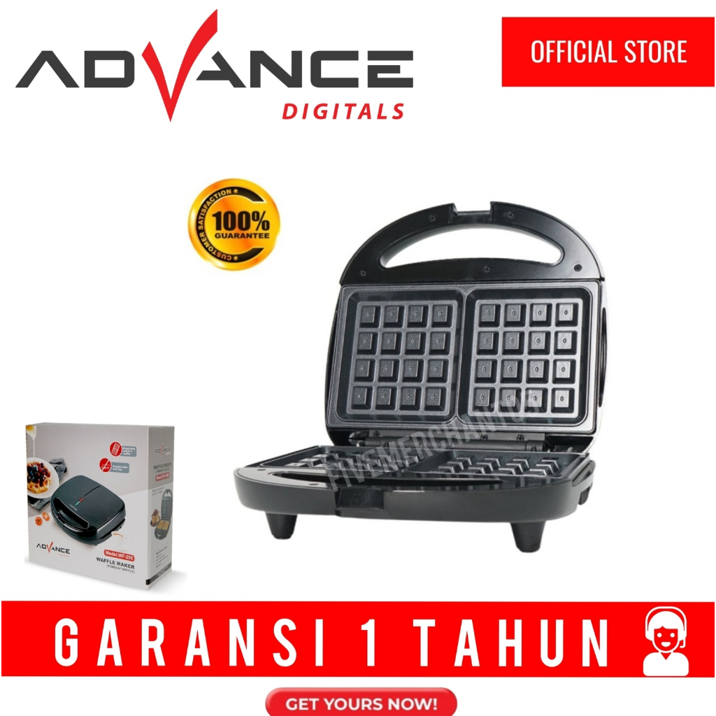 Jual Waffle Maker Advance WF 206 Pembuat Wafel Toaster Pemanggang Roti ...
