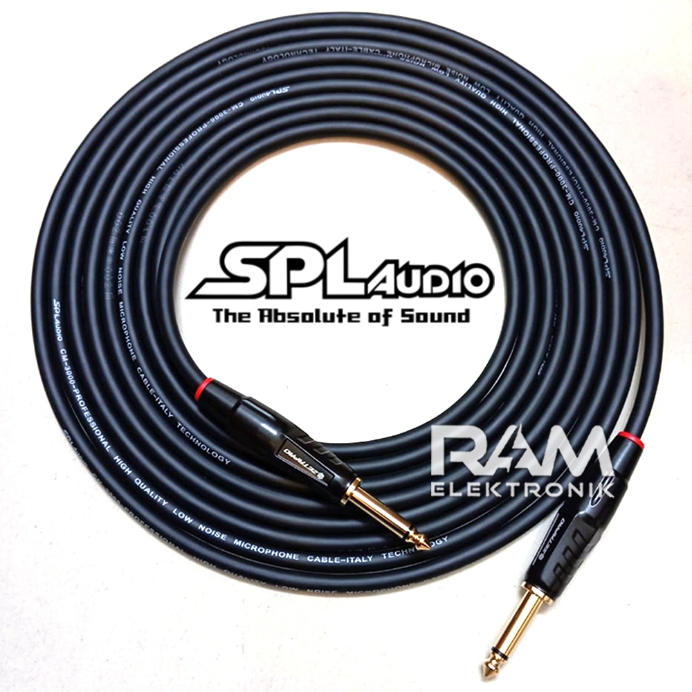 Jual Kabel Gitar SPL AUDIO CM3000 | CM 3000 Jack Akai Mono 6.5mm To ...