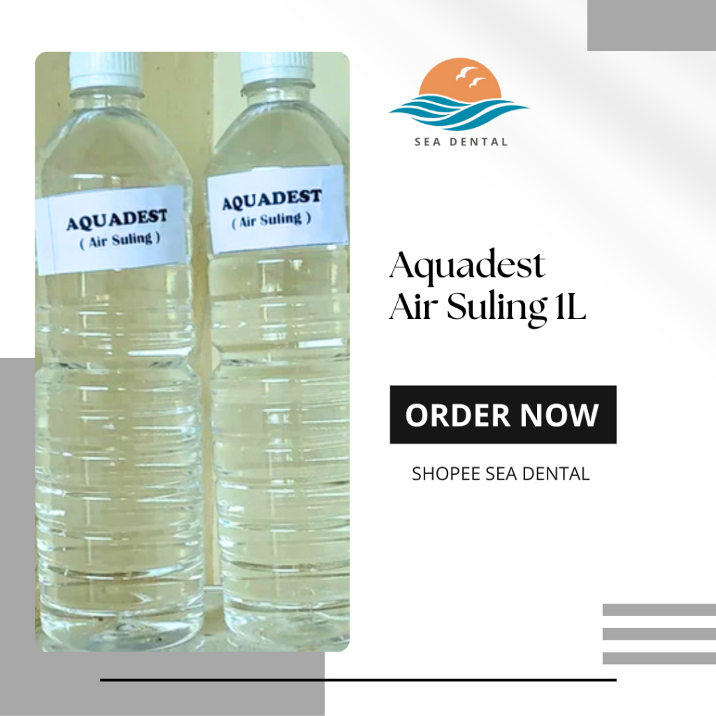 Jual Aquadest / Akuades / Aquades / Air Suling 1LITER | Shopee Indonesia