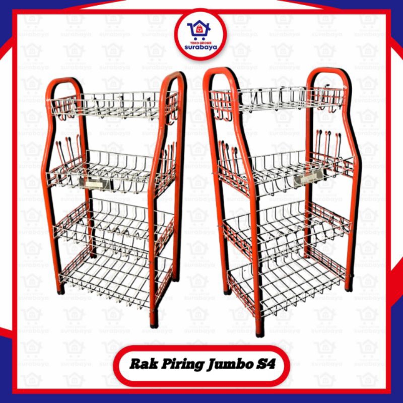 Jual Rak Piring Dragon Jumbo Susun 4 / Rak Tokoh / Rak Display / Rak ...