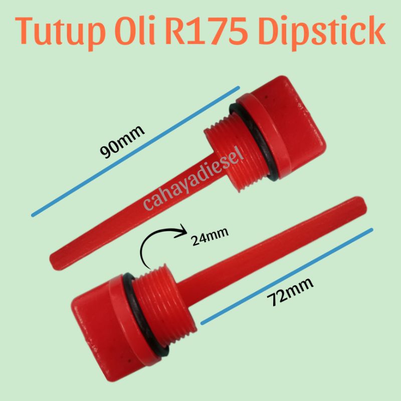 Jual Tutup Oli Mesin Diesel R175 / Tutup Oil Dipstick Dongfeng | Shopee ...