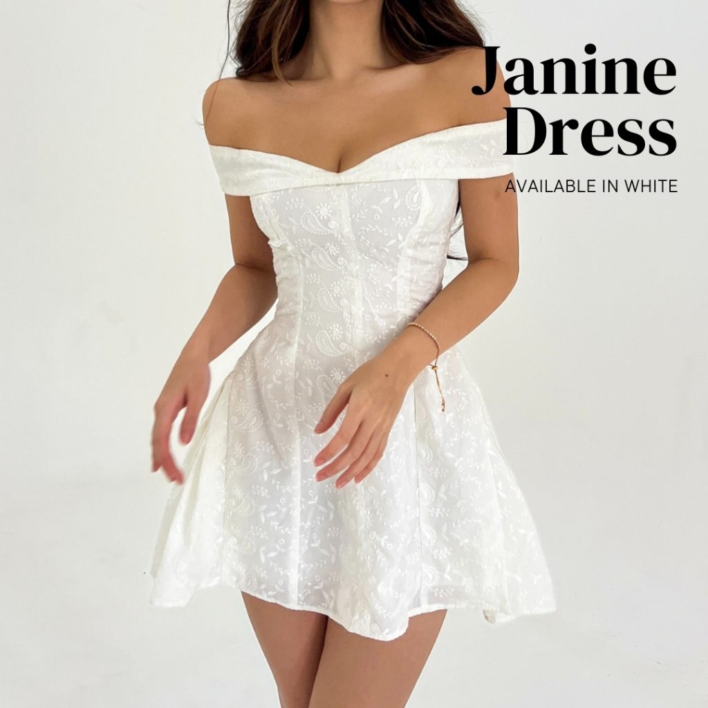 Jual With Love The Brand x Shannon | JANINE DRESS | Dress Wanita ...