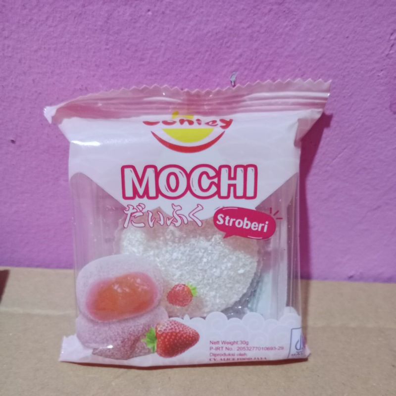 Jual mochi conley strawberry 30 gr | Shopee Indonesia