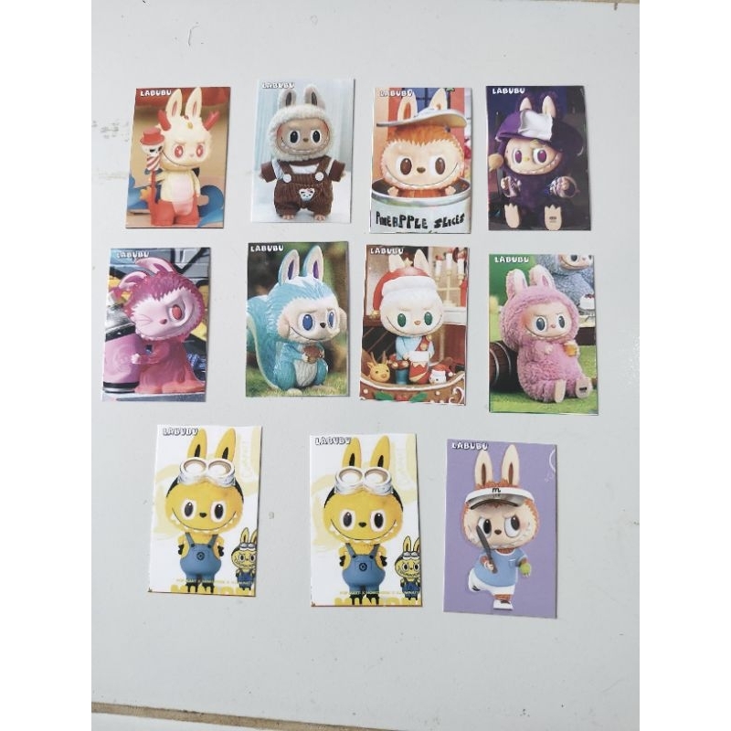 Jual 10 PCS KARTU LABUBU HOLOGRAM LABUBU CARD MAINAN KARTU ANAK ...