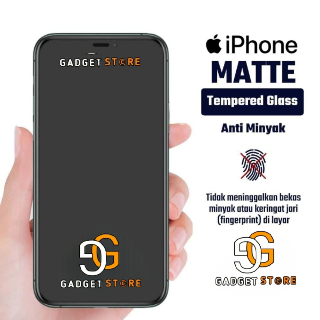 Jual Matte Glass Full Layar iphone 11 11 pro 11 promax ip 12 12 mini 12 ...