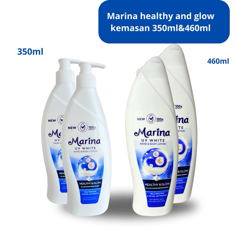 Jual DAPAT 2PCS MARINA BIRU KEMASAN PUMP 350ml Exp 2027| Kemasan Tube ...