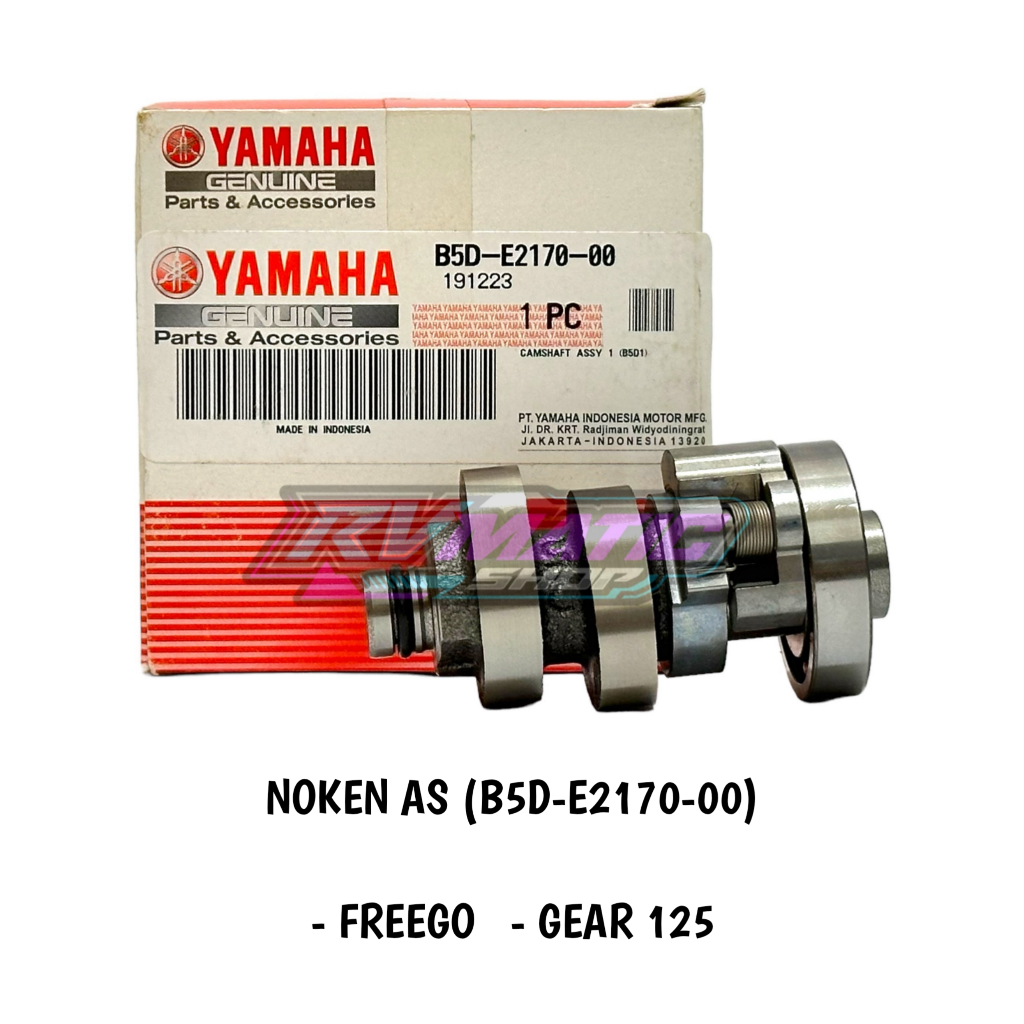 Jual NOKEN AS CAMSHAFT FREEGO GEAR 125 ORIGINAL YAMAHA GENUINE PART (B5D-E2170-00) | Shopee ...