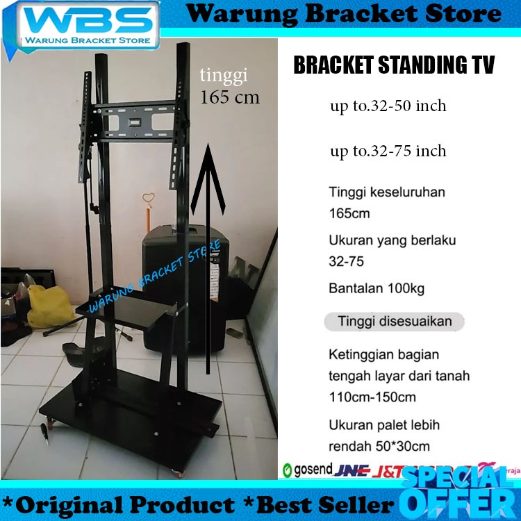 Jual Fitting TV yang berdiri di lantai/Dudukan TV berdiri/Bracket TV ...