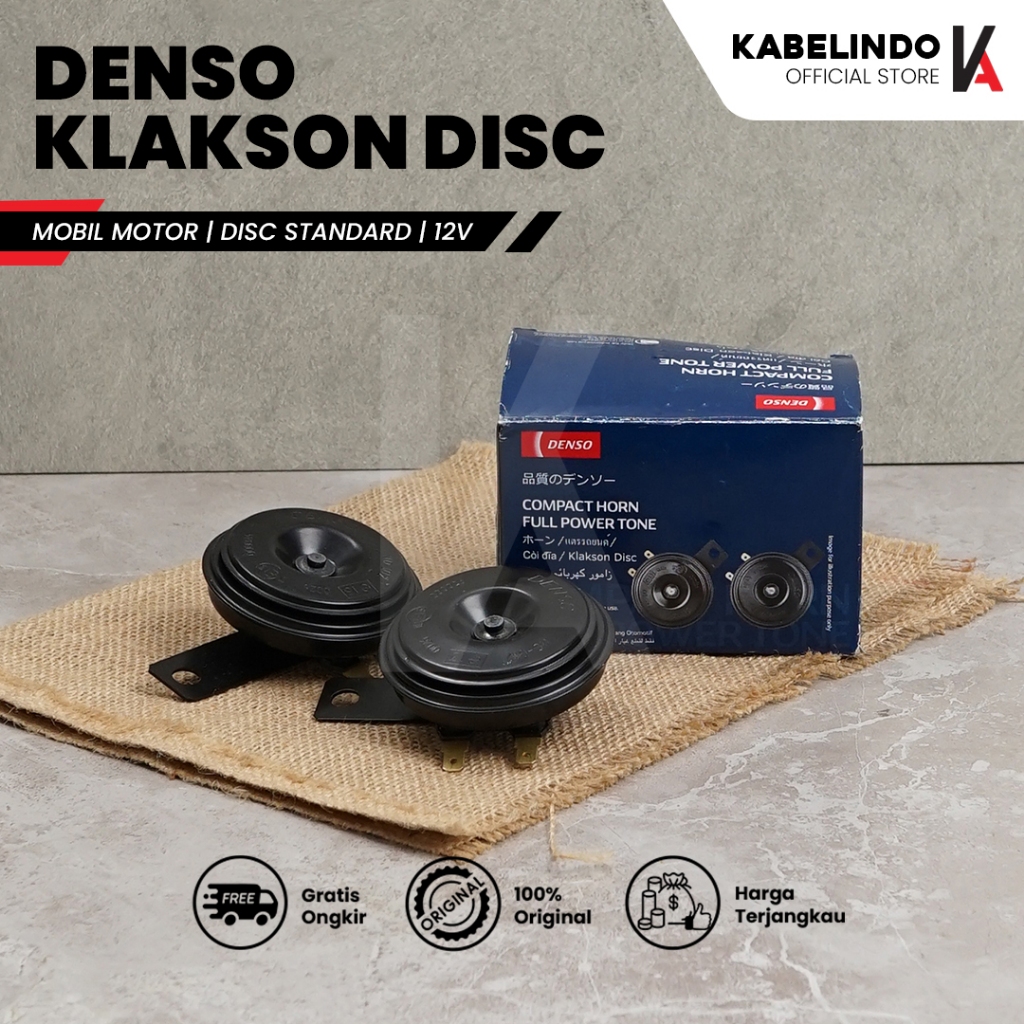 Jual DENSO Klakson Mobil Motor Disc Standard 12v Original | Shopee ...