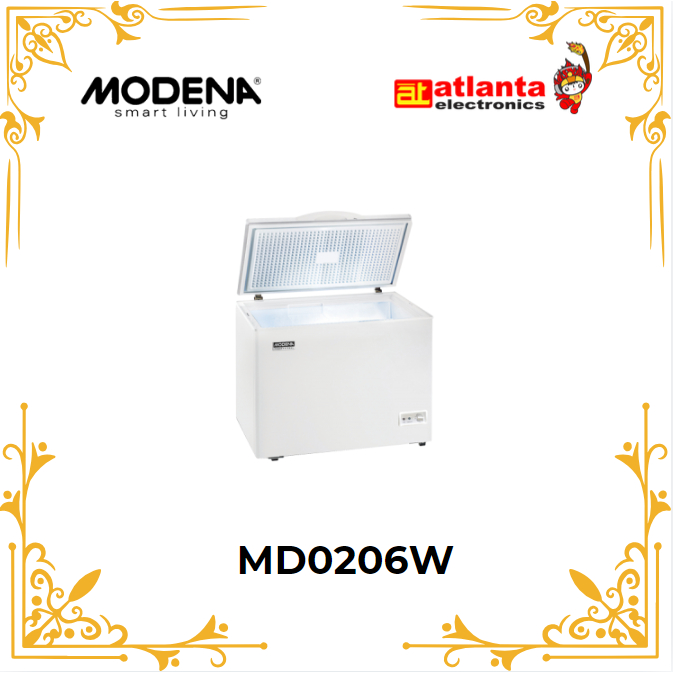 Jual Modena Chest Freezer Box 200L MD 0206W MD0206W 0206W GARANSI ...