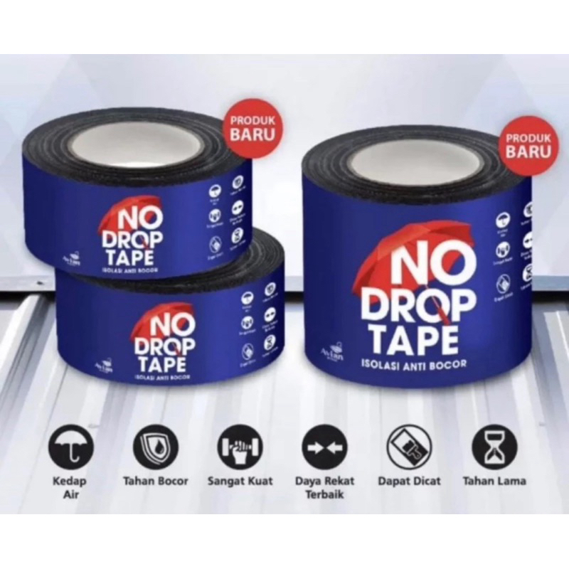 Jual NO DROP TAPE ISOLASI TALANG GENTING RETAK PEREKAT PVC GALVALUM 1 ...