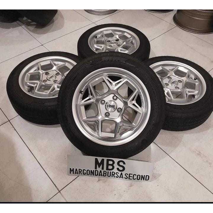 Jual VELG MOBIL SECOND WASILE HSR R15X6,5 4X100 ET42 S/P + ZEETEX(2022 ...