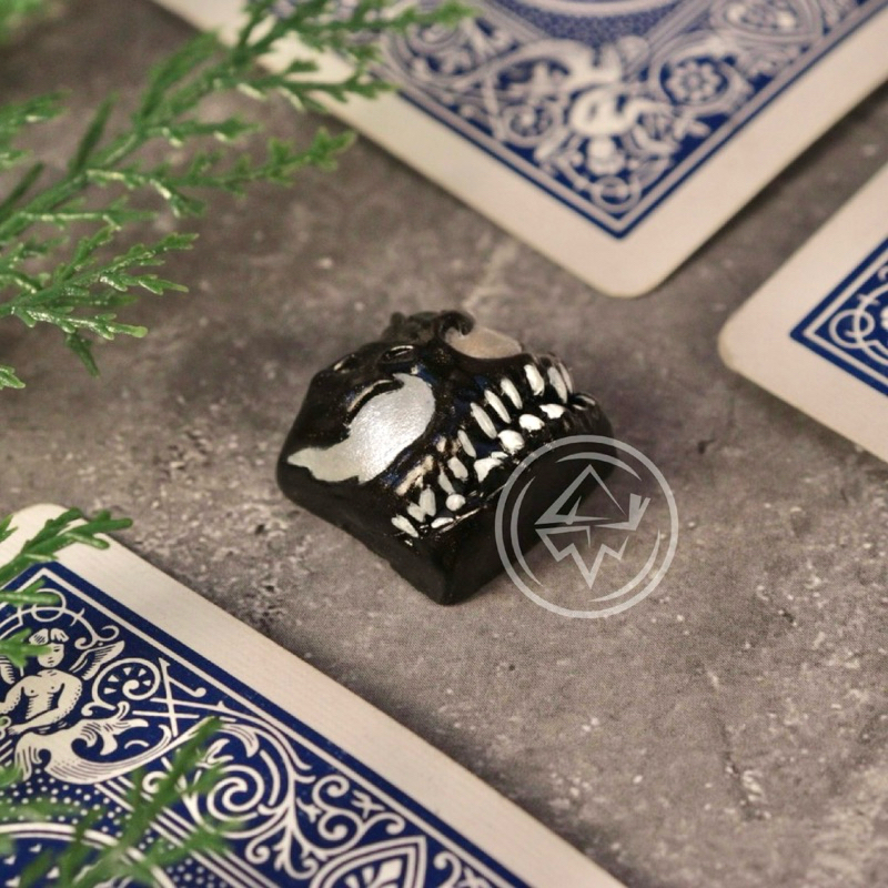 Jual Venom marvel artisan keycaps superhero villan tom hardy keycaps ...