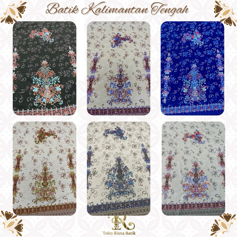 Jual (HARGA PER SETENGAH METER) Kain Benang Bintik Prada khas Kalteng ...