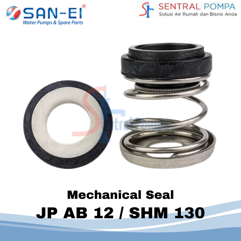 Jual Seal San Ei JP AB 12 / SHM 130 Mechanical Seal Shimizu 125 / GS 126 Sil Mekanik SMZ 128 130 ...