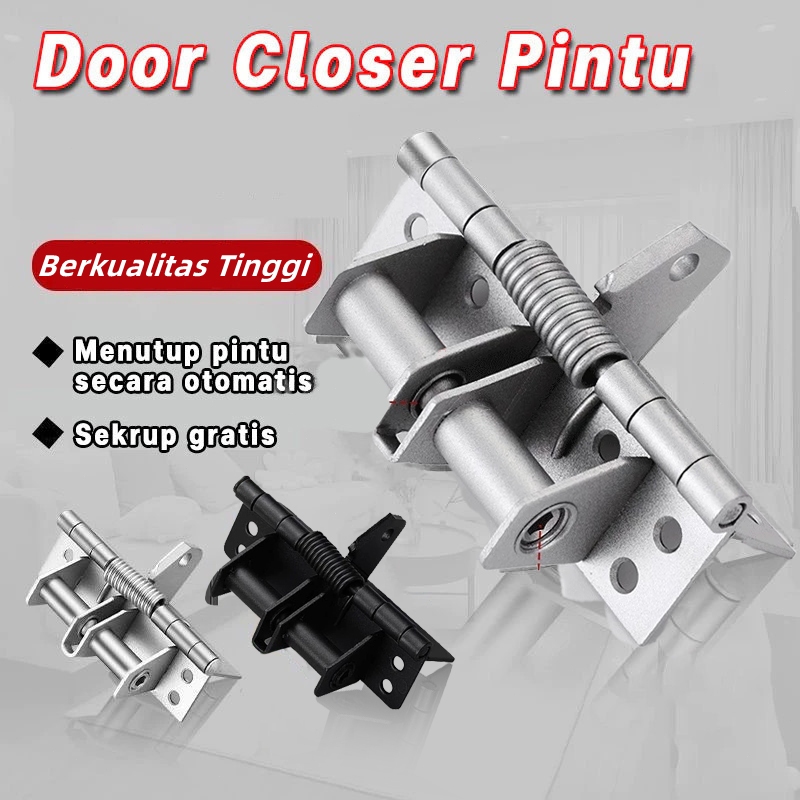Jual Engsel Penutup Pintu Otomatis Spring Door Closer Engsel Metal ...