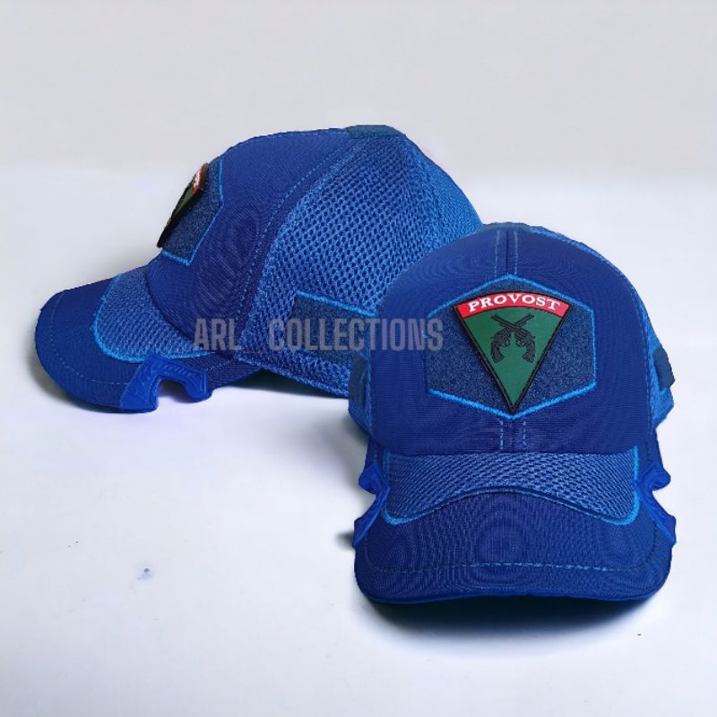Jual topi tactical coak biru provost tni combinasi cotton origin ...