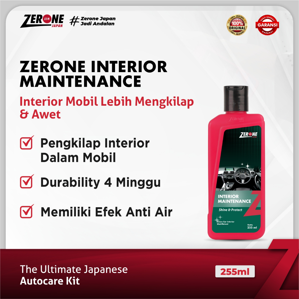 Jual Interior Maintenance 255 ml Pengkilap Dashboard Mobil Kit Interior ...