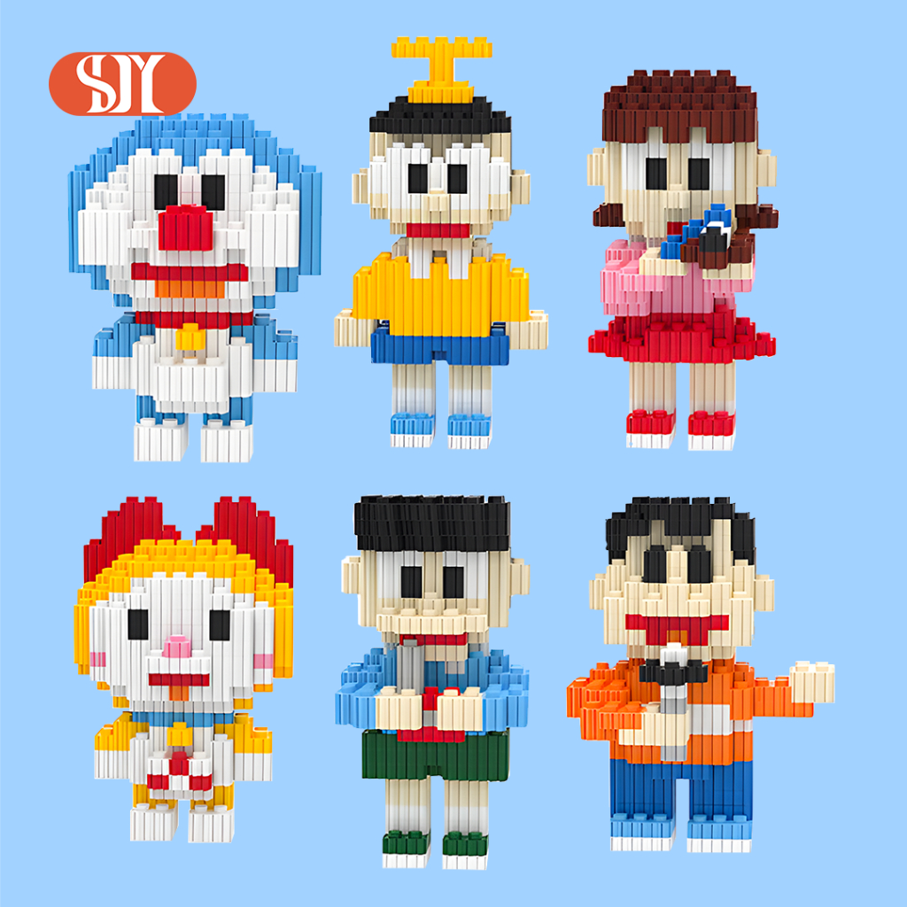 Jual Nano Block Bricks Doraemon Nobita Dorami Karakter Animasi 3D ...