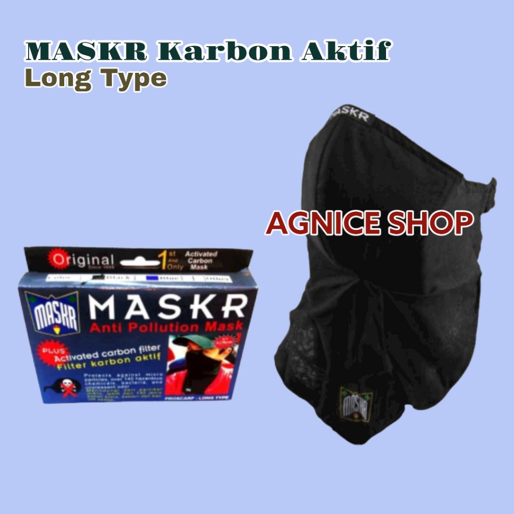 Jual ORIGINAL Masker Karbon Aktif MASKR LONG PANJANG Proscarf Anti Debu ...