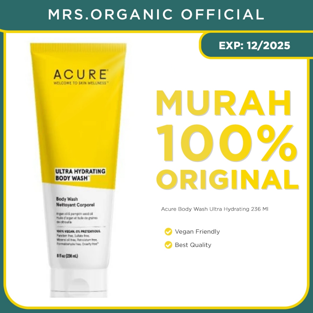 Jual Acure Body Wash Ultra Hydrating 236 Ml | Shopee Indonesia