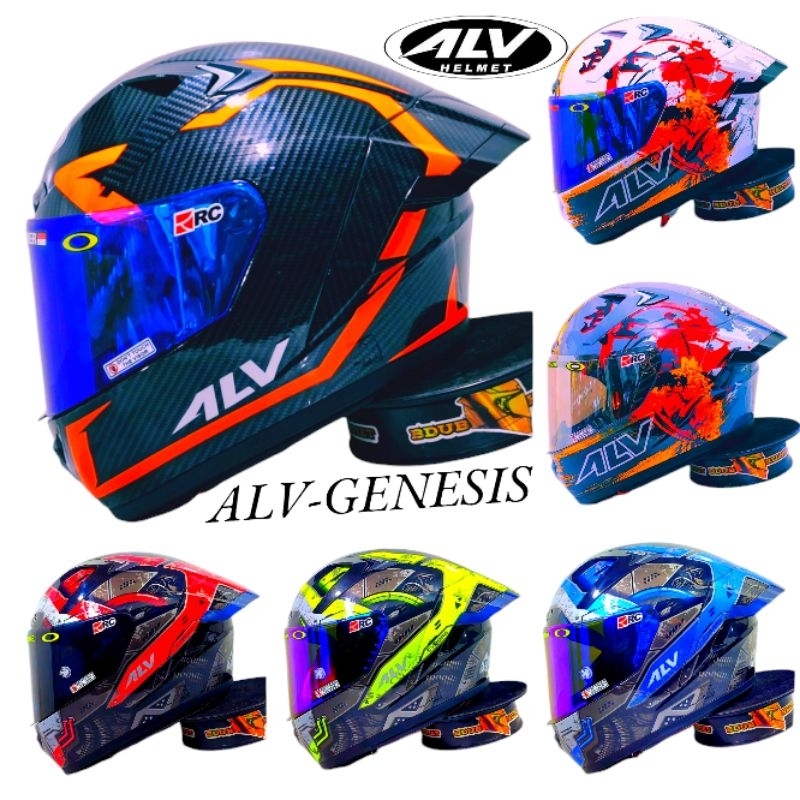 Jual Helm ALV Genesis carbon paket ganteng original ALV | Shopee Indonesia