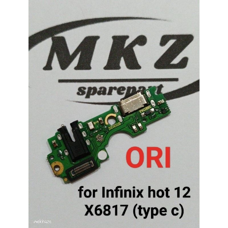Jual CONNECTOR CHARGER INFINIX HOT 12 X6817 (type c) ORI+ IC PAPAN KONEKTOR CAS PCB BOARD ...