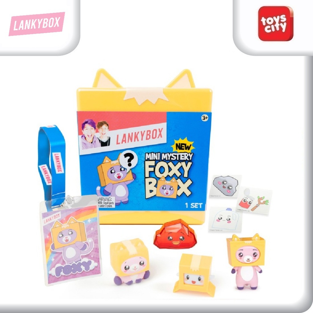 Jual LankyBox Mini Foxy Mystery Box Mainan Anak Surprise Box | Shopee ...