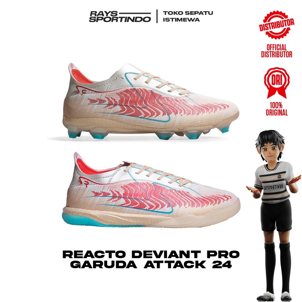 Jual SEPATU SPECS REACTO DEVIANT PRO GARUDA ATTACK 2024 FG & IN | Shopee Indonesia