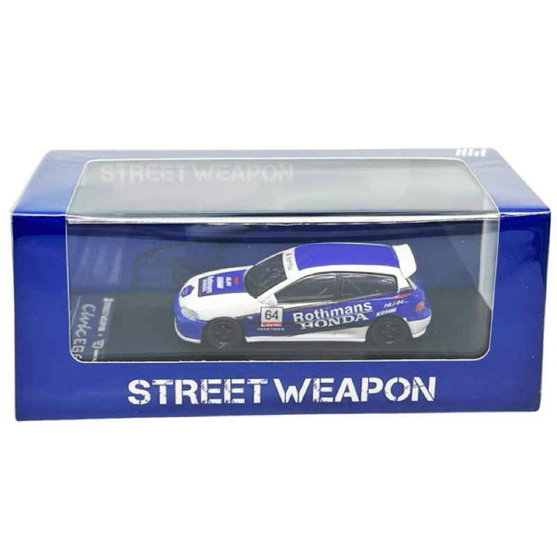 Jual Street Weapon 64 Honda Civic EG6 Rothmans Livery | Shopee Indonesia