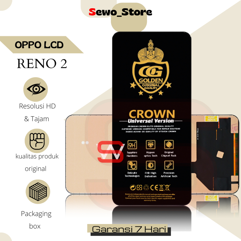 Jual LCD TOUCHSCREEN OPPO RENO 2 CPH1907 ORIGINAL FULLSET COMPLETE ...