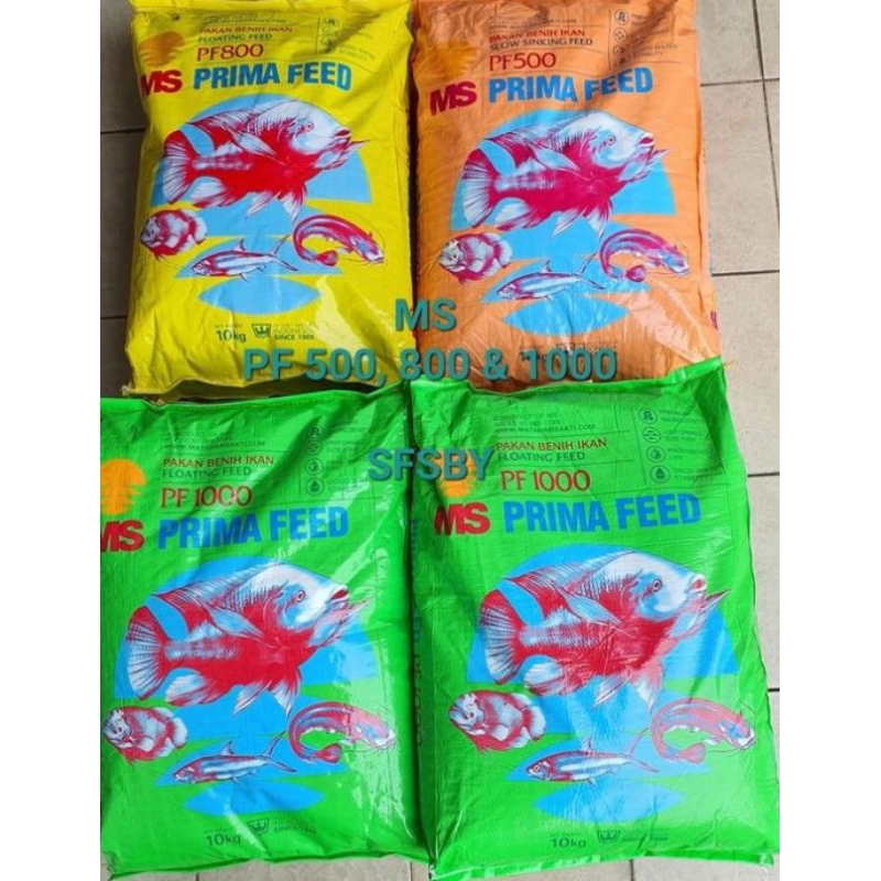Jual MS PRIMA FEED PELLET BENIH PAKAN IKAN PF 500 PF 800 PF 1000 PAKAN ...