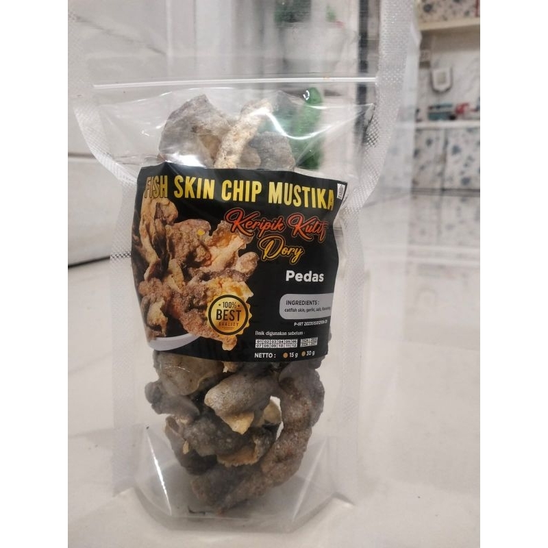 Jual Fish SKIN CHIP MUSTIKA Kripik Kulit ikan Dory(patin) | Shopee ...