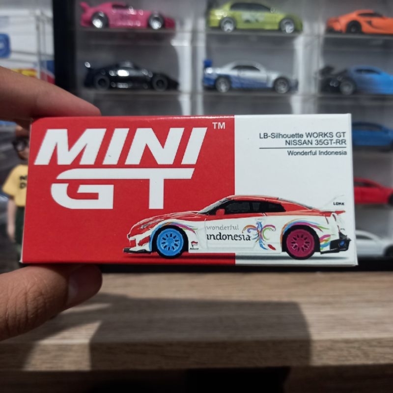 Jual Custom Box #384 Nissan GT-R R35 LBWK Wonderful Indonesia MiniGT ...
