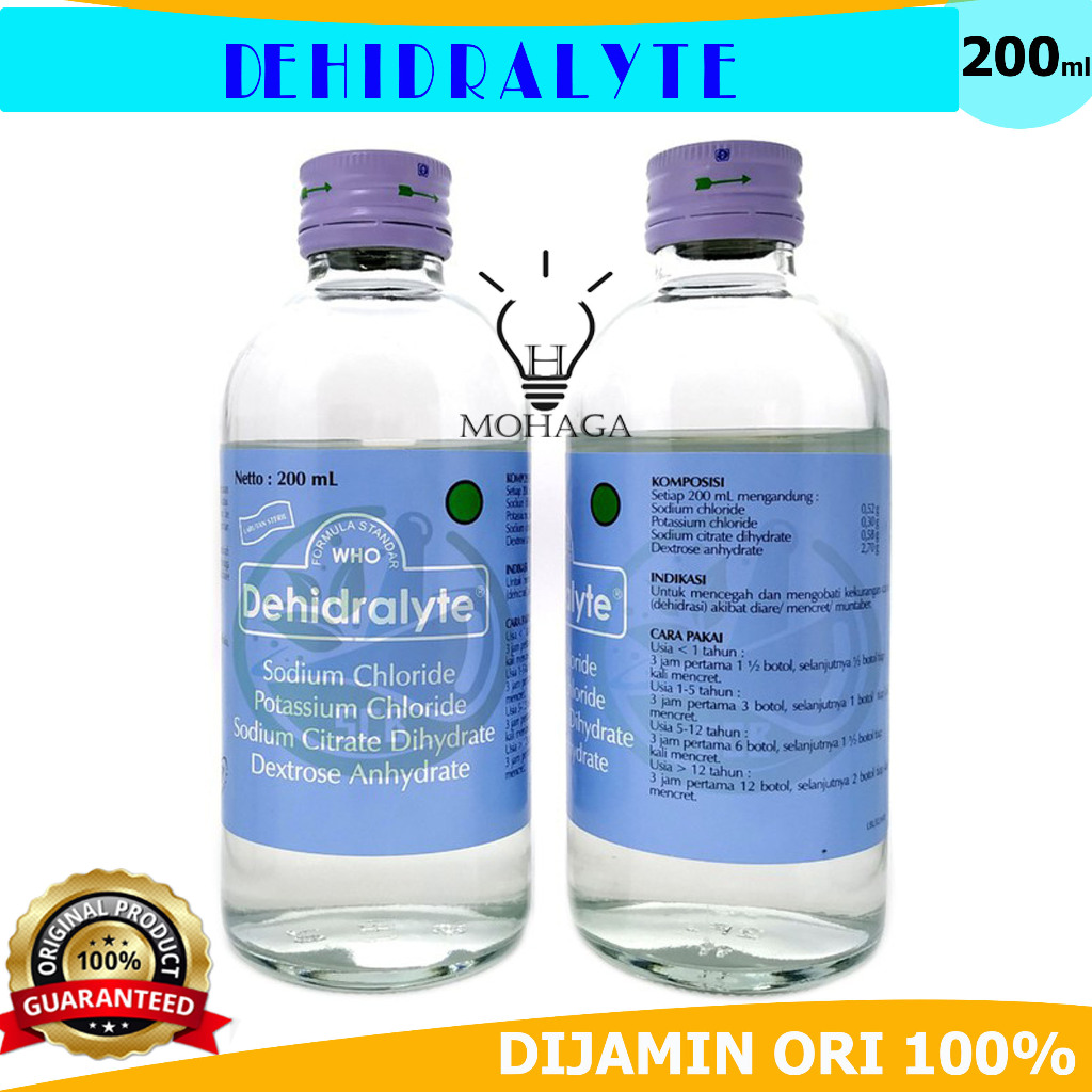 Jual Dehidralyte Cairan Oralit Mencret Anak 200ml | Shopee Indonesia