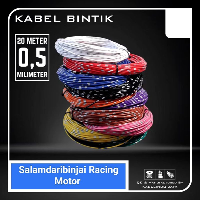 Jual Kabel Bintik Avs 0,5 mm × 1 Meter Kabel Otomotif Body Motor Mobil Serabut Tembaga | Shopee ...