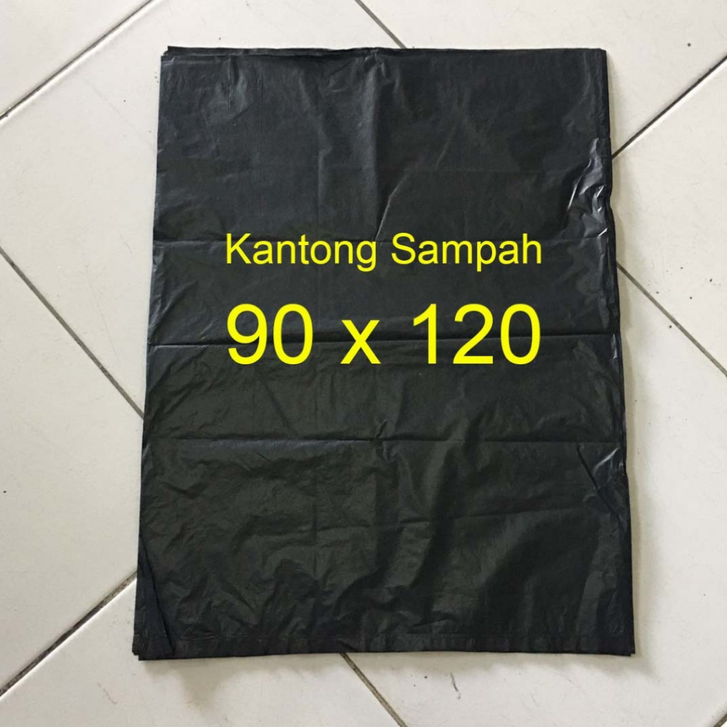 Jual Trash Bag / Garbage / Kantong Plastik Sampah 90x120 (10 lembar ...