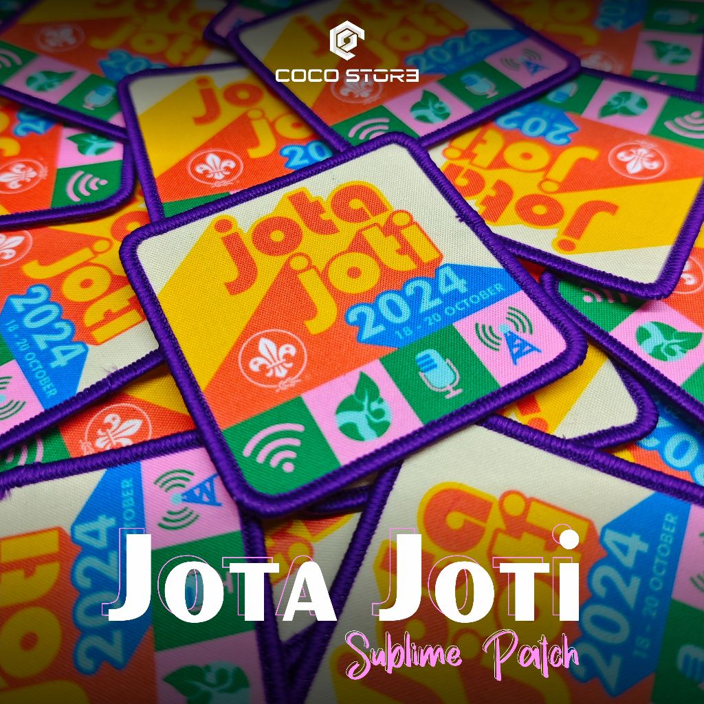 Jual Badge Patch Tiska Jota Joti tahun 2024 sublim | Shopee Indonesia