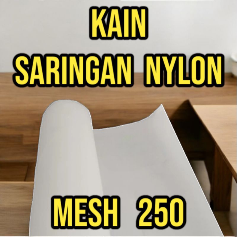 Jual Kain saringan nylon mesh 250 / 59 micron | Shopee Indonesia