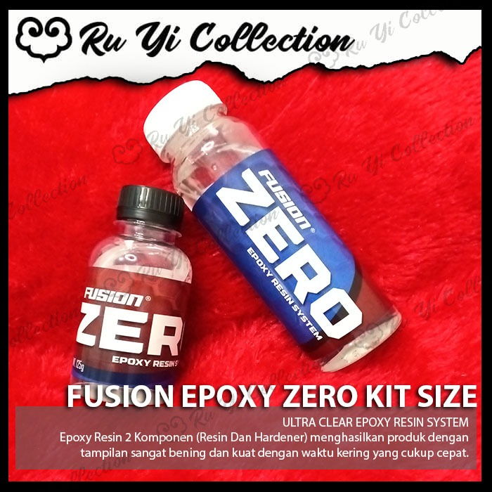 Jual FUSION EPOXY ZERO 375GR / RESIN EPOXY BENING KERAS LEM GELCOAT CARBON JORAN ART | Shopee ...