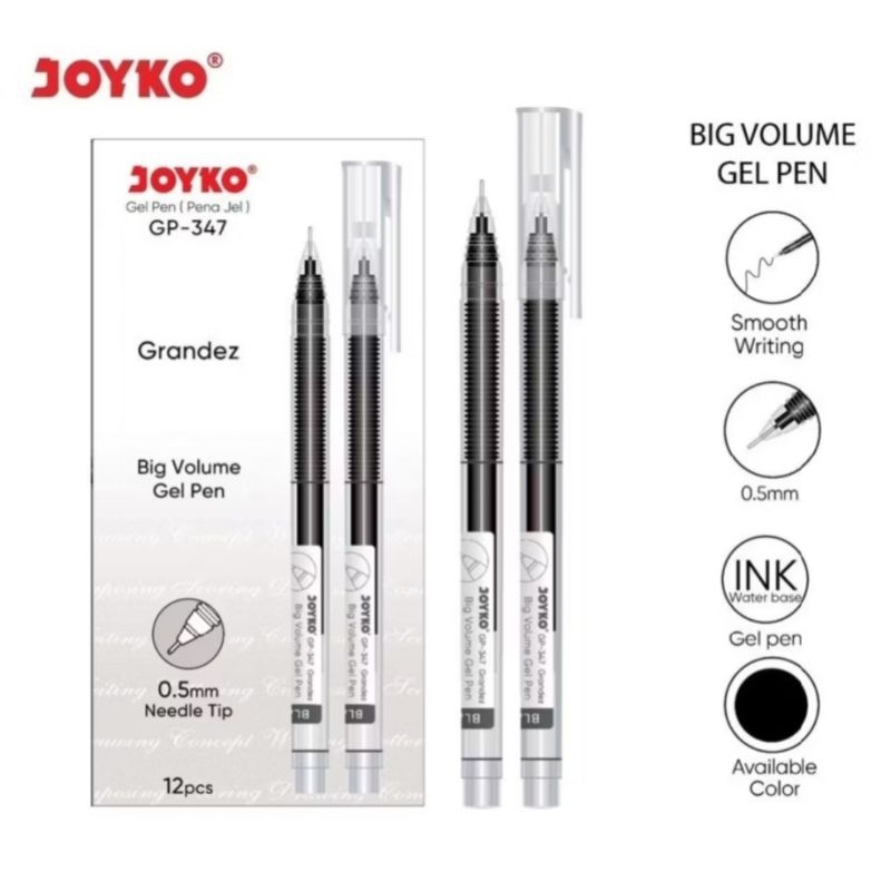 Jual BULPEN/BULPOINT GEL JOYKO GP-347 GRANDEZ (12 BIJI) | Shopee Indonesia