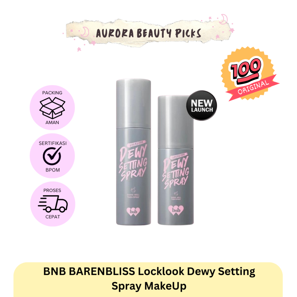 Jual NEW BNB barenbliss Locklook Dewy Setting Spray | Shopee Indonesia