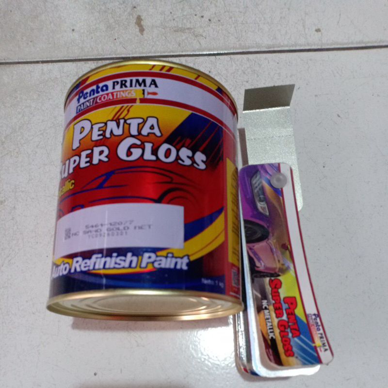 Jual cat penta sand gold metalik penta super gloss kemasan 1kg | Shopee ...