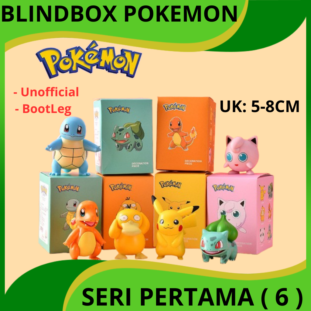 Jual BLIND BOX ANIMEE POKEMON CHARACTER ACTION FIGURE ANIME POKEMON ...
