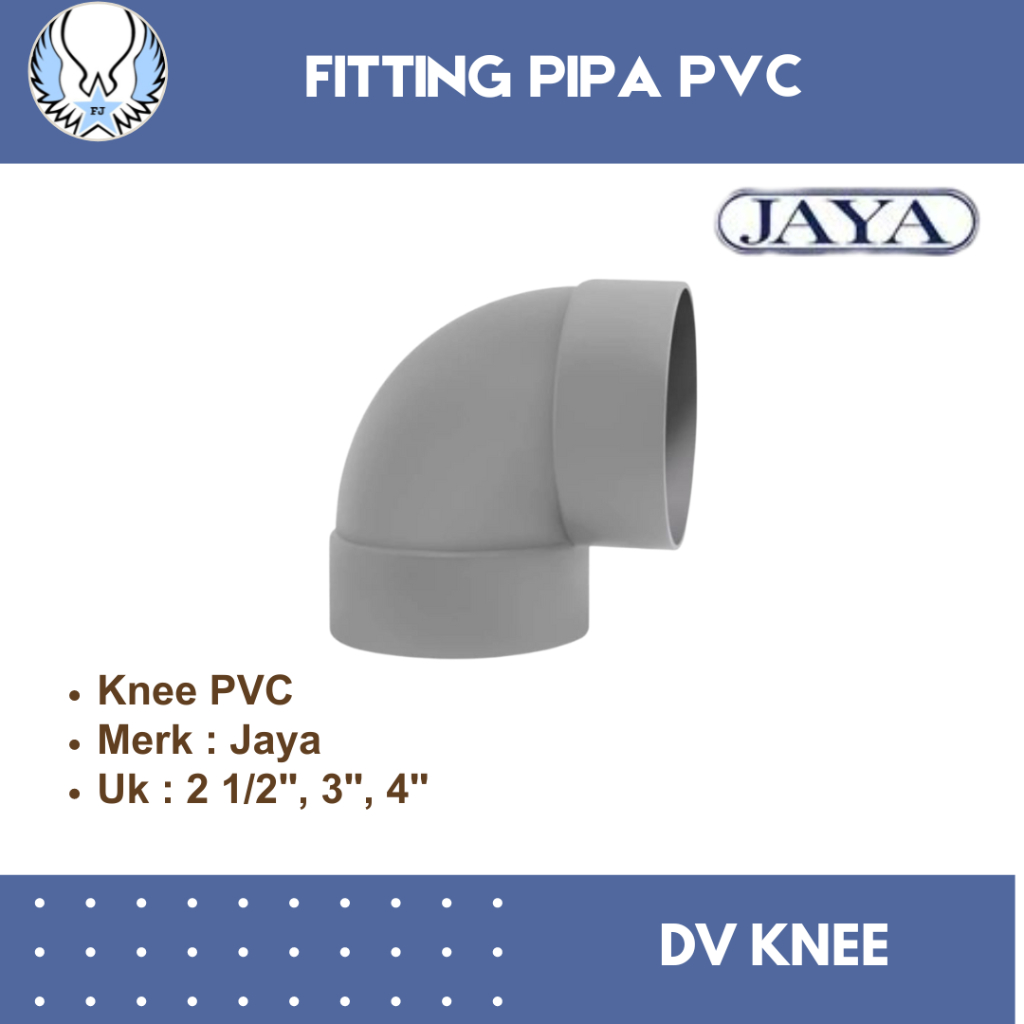 Jual FITTING SAMBUNGAN PIPA PVC JAYA DV KNEE KENIE ELBOW L PIPA 2 1/2 ...